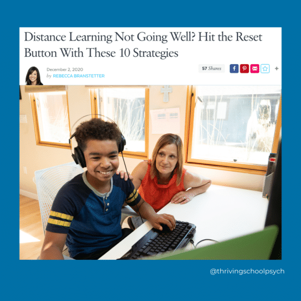 10 "Reboots" for Children Who Struggle with Distance Learning ...