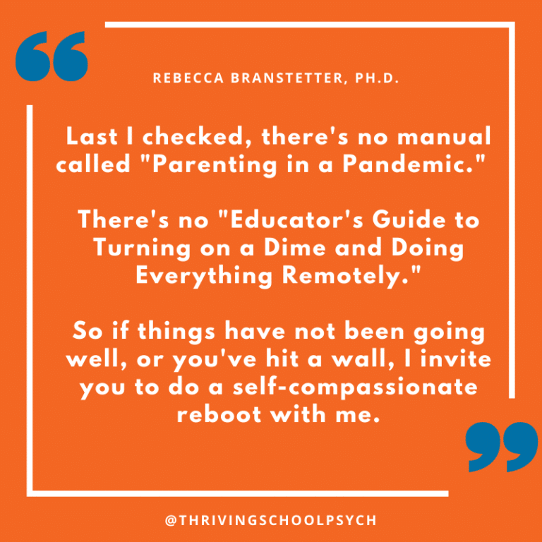 10 "Reboots" for Children Who Struggle with Distance Learning ...