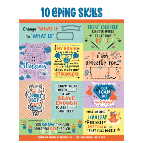 Top 10 Reasons to Be a School Psychologist Poster - Thriving School ...