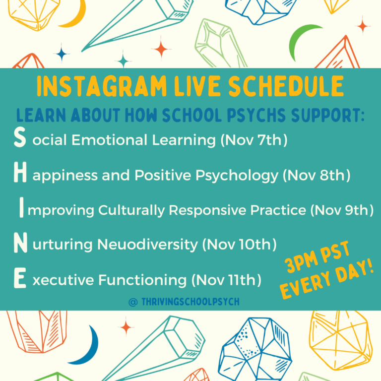 5 Resources for National School Psychology Week 2022 | Thriving School ...